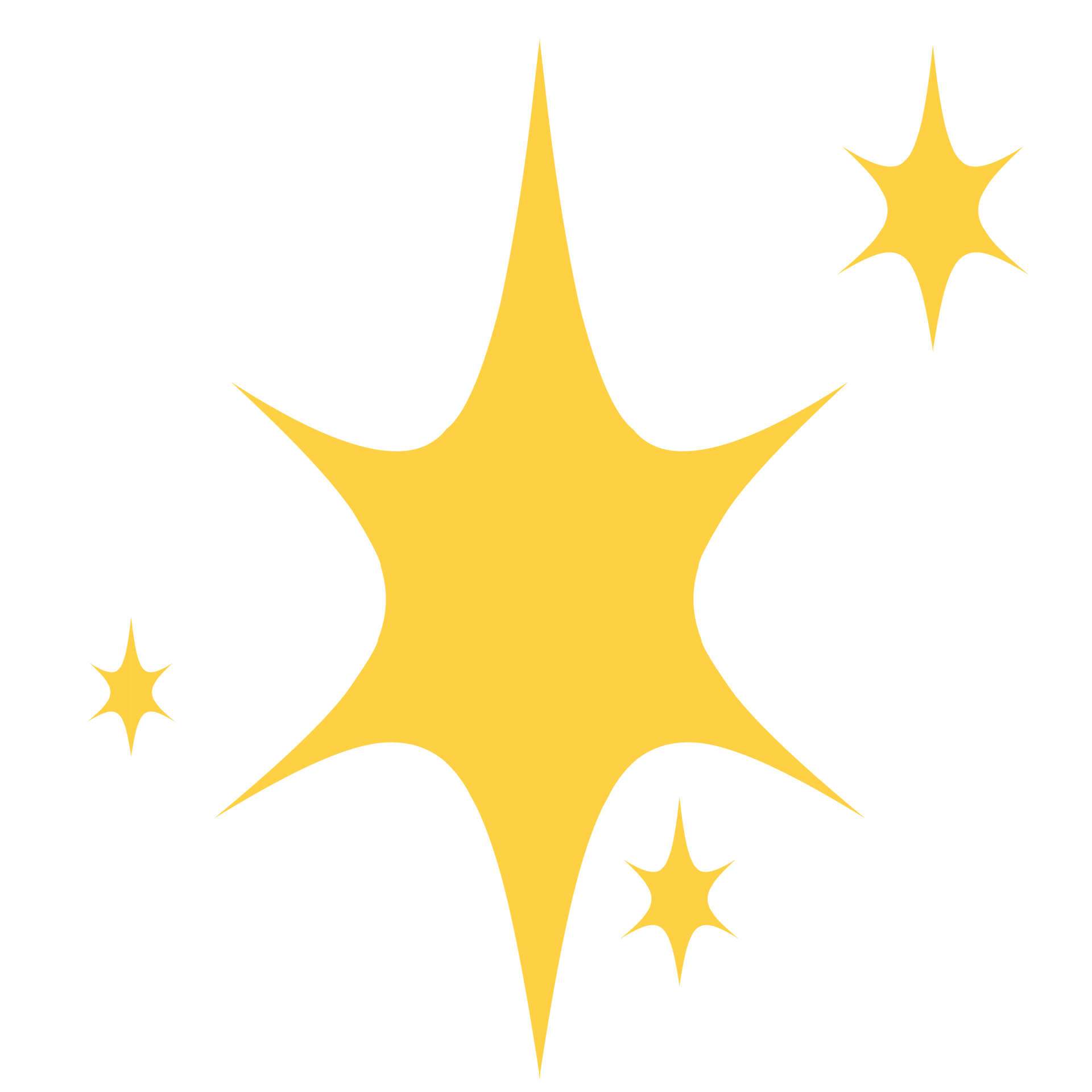 Yellow star sparkles 41436771 PNG
