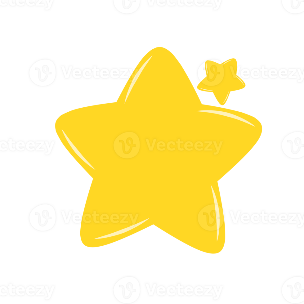 Yellow Star For Decorations 41437270 PNG