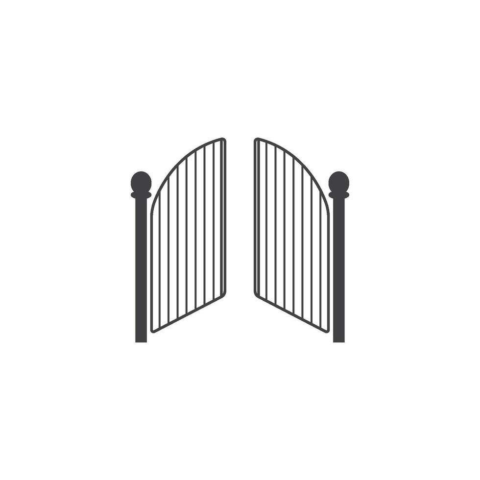 Gate Icon Vector 41439049 Vector Art At Vecteezy