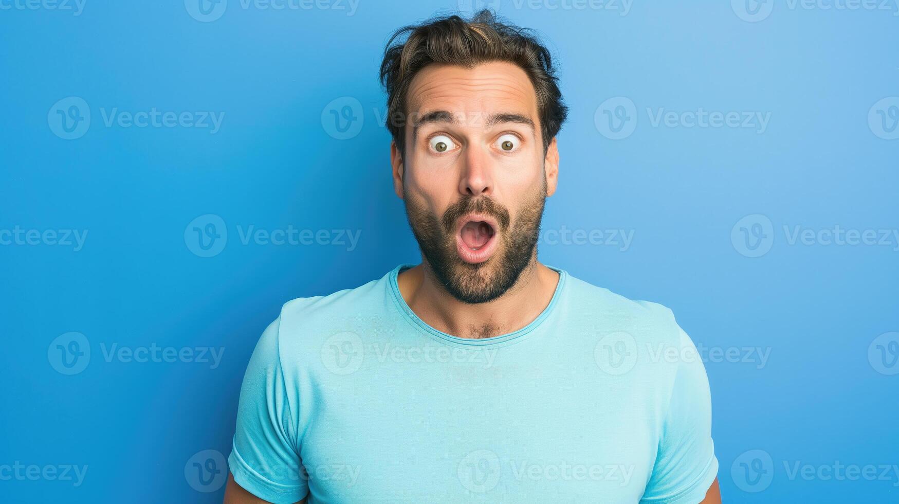 AI generated Shocked and Amazed, Surprised Reaction of a Young Man ...