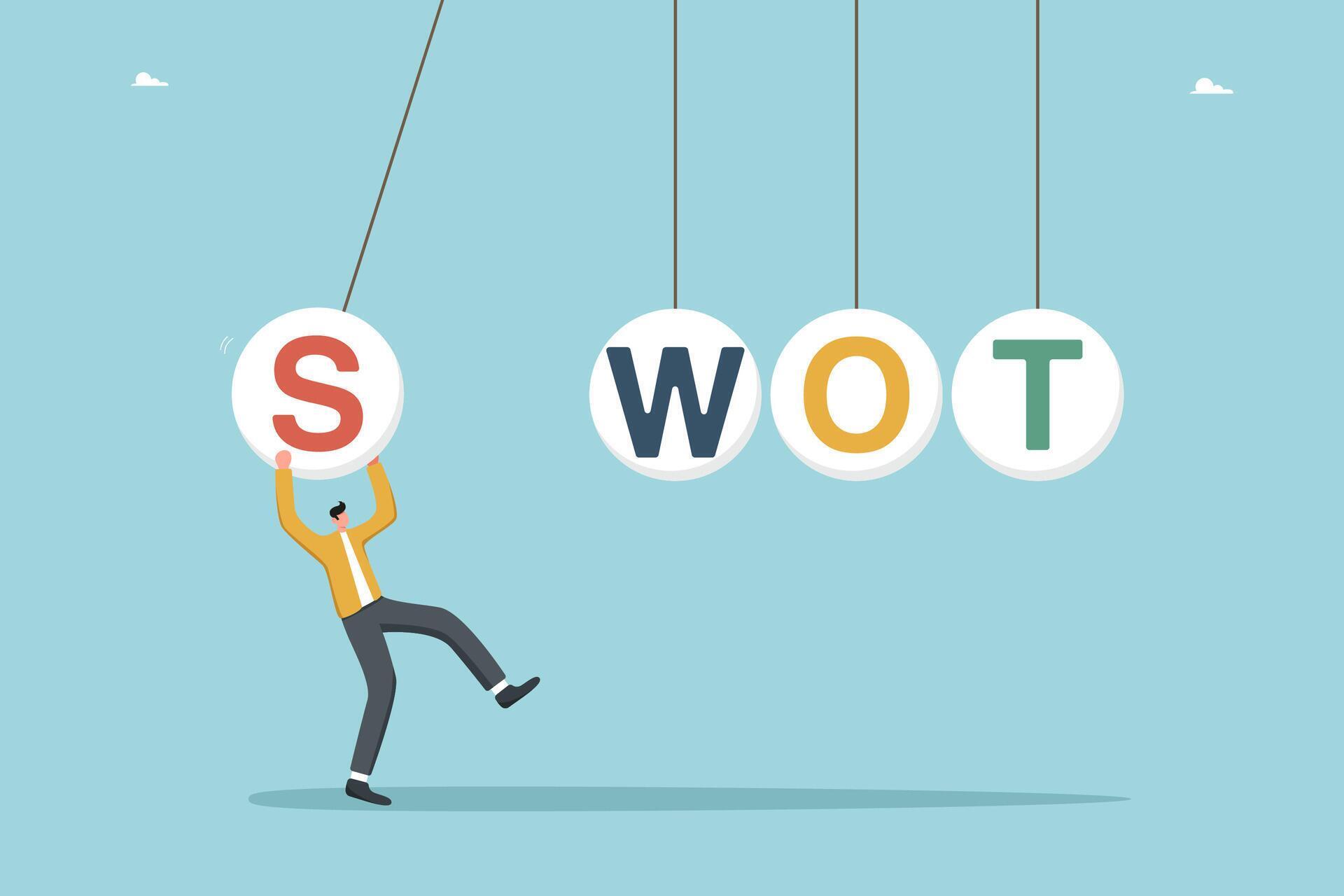 Man launches balls with the inscription SWOT 41441259 Vector Art at ... Man launches balls with the inscription SWOT 41441259 Vector Art at ...