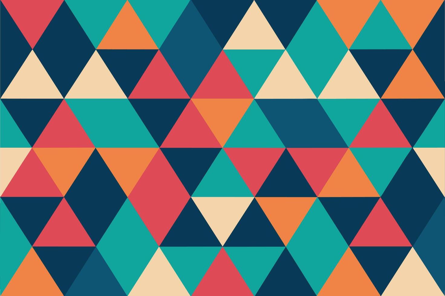 Abstract Geometric Triangle Seamless Pattern 41446375 Vector Art At