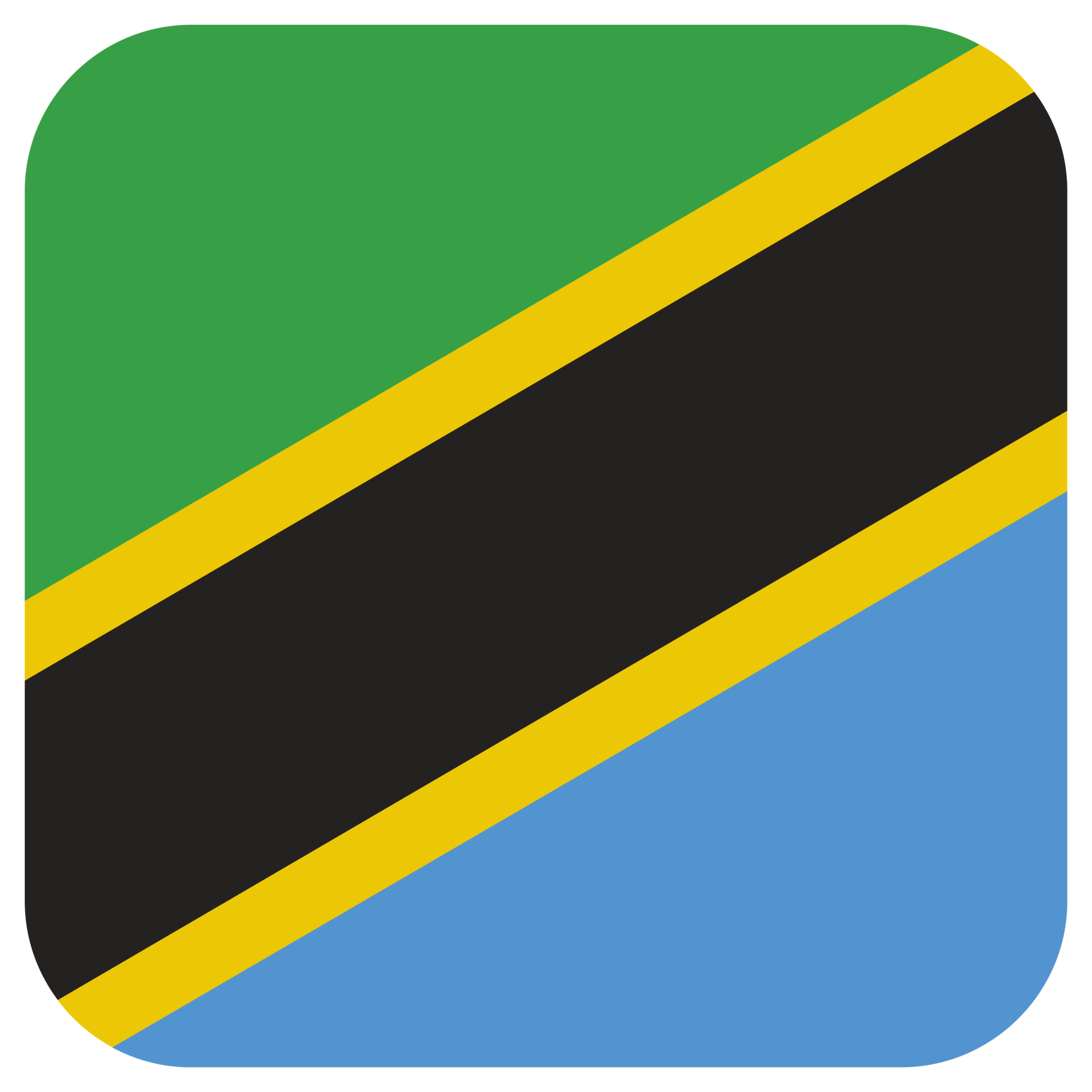 Tanzania National Flag 41447072 Png