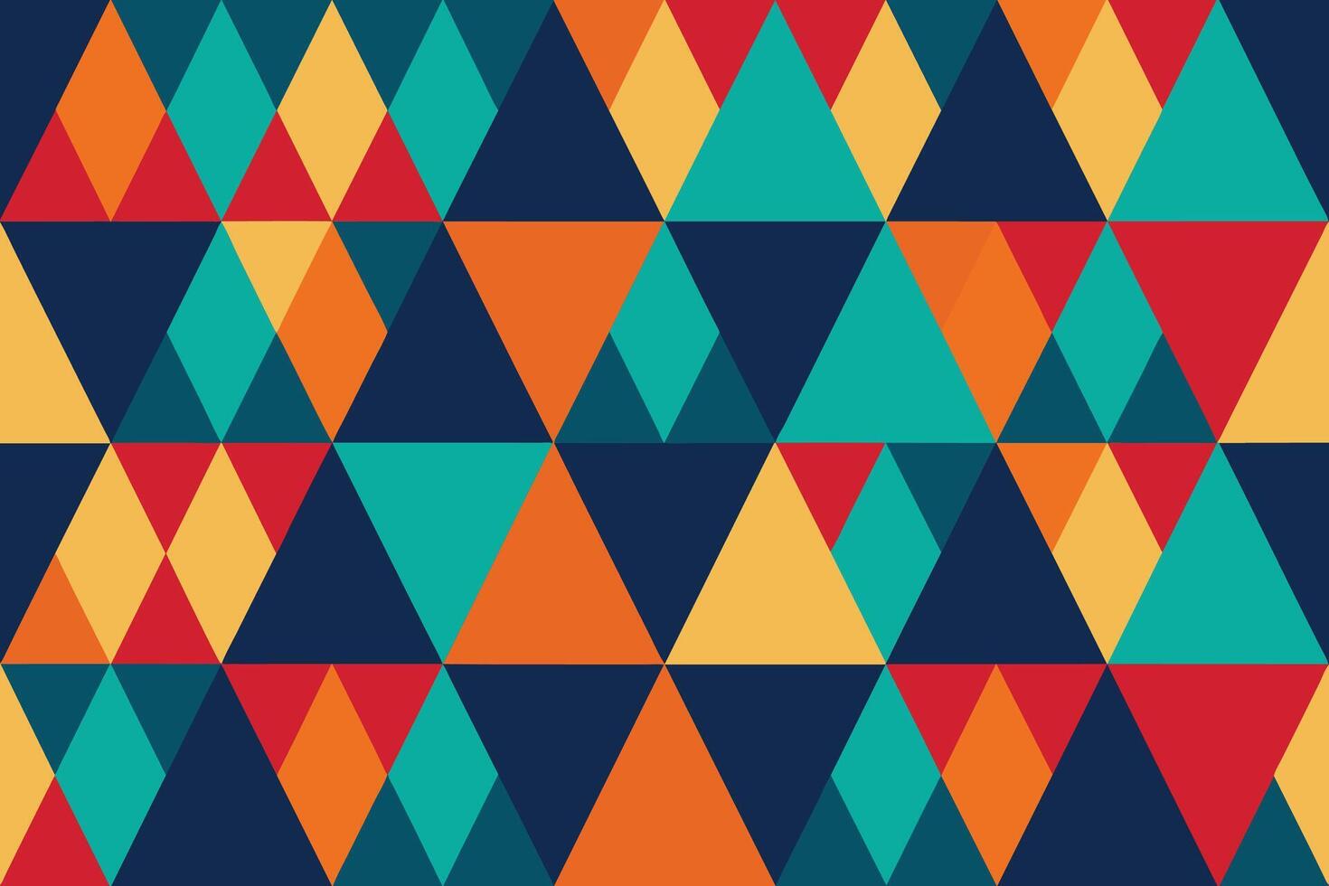 Abstract Geometric Triangle Seamless Pattern 41447835 Vector Art At