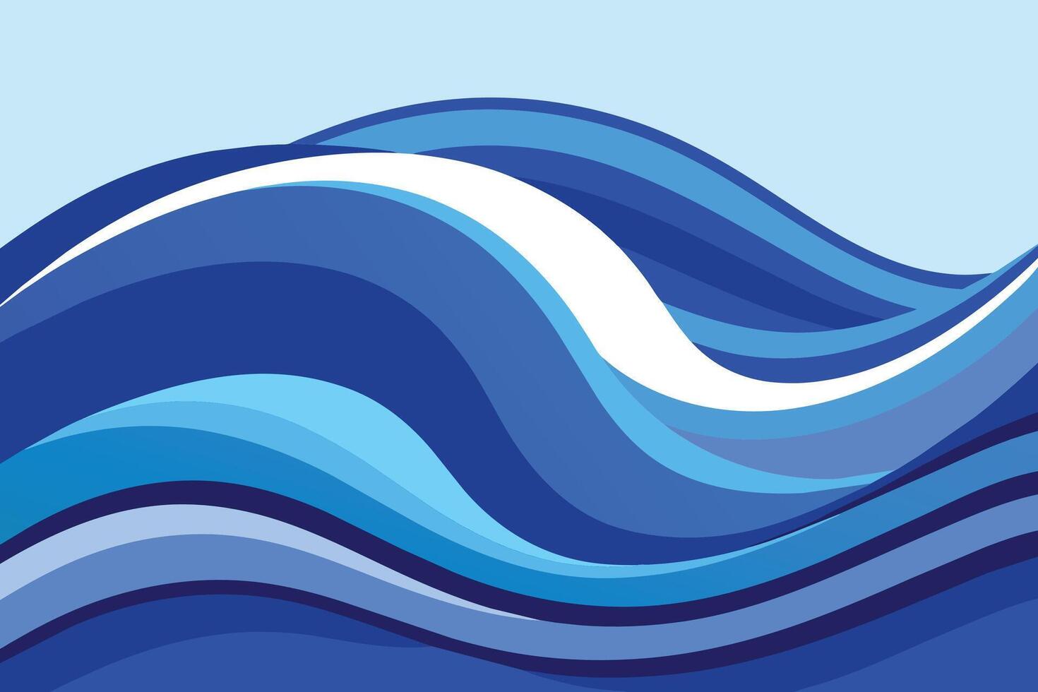 Abstract Blue Wave Background 41449517 Vector Art at Vecteezy