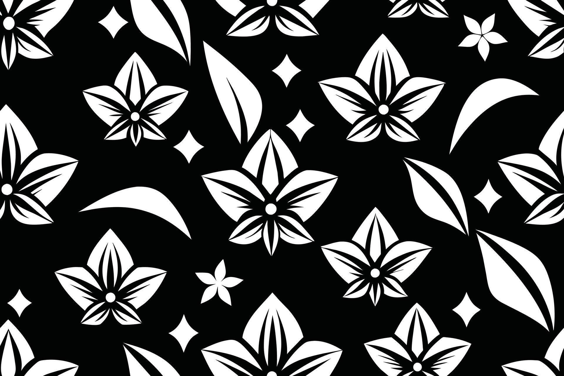 Seamless Black and White Vector Patterns 41450138 Vector Art at Vecteezy