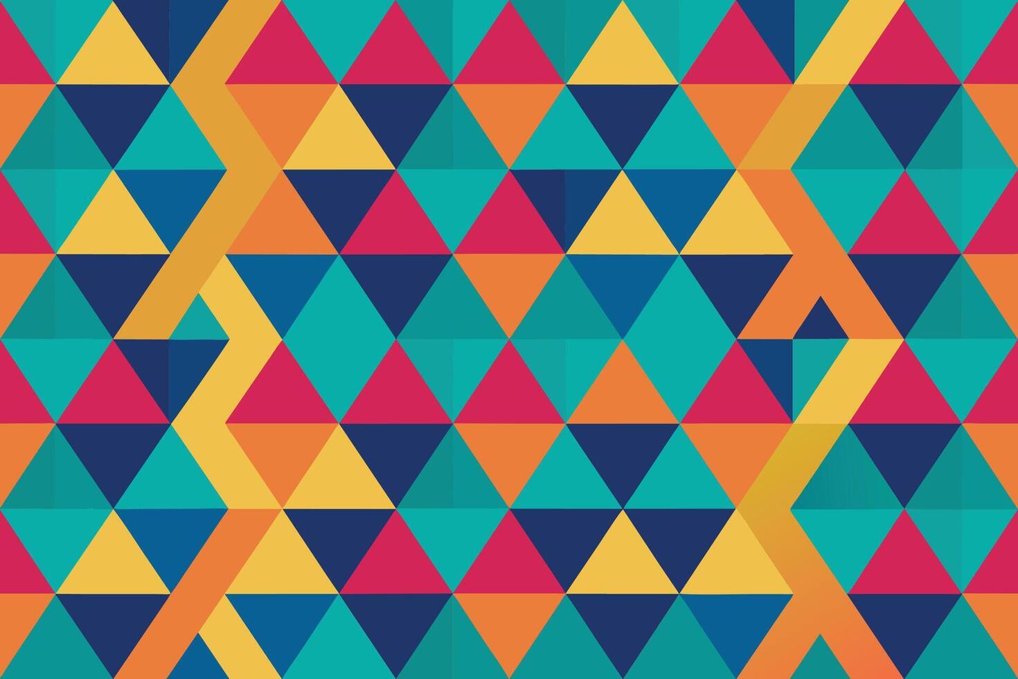 Abstract Geometric Triangle Seamless Pattern 41450386 Vector Art At