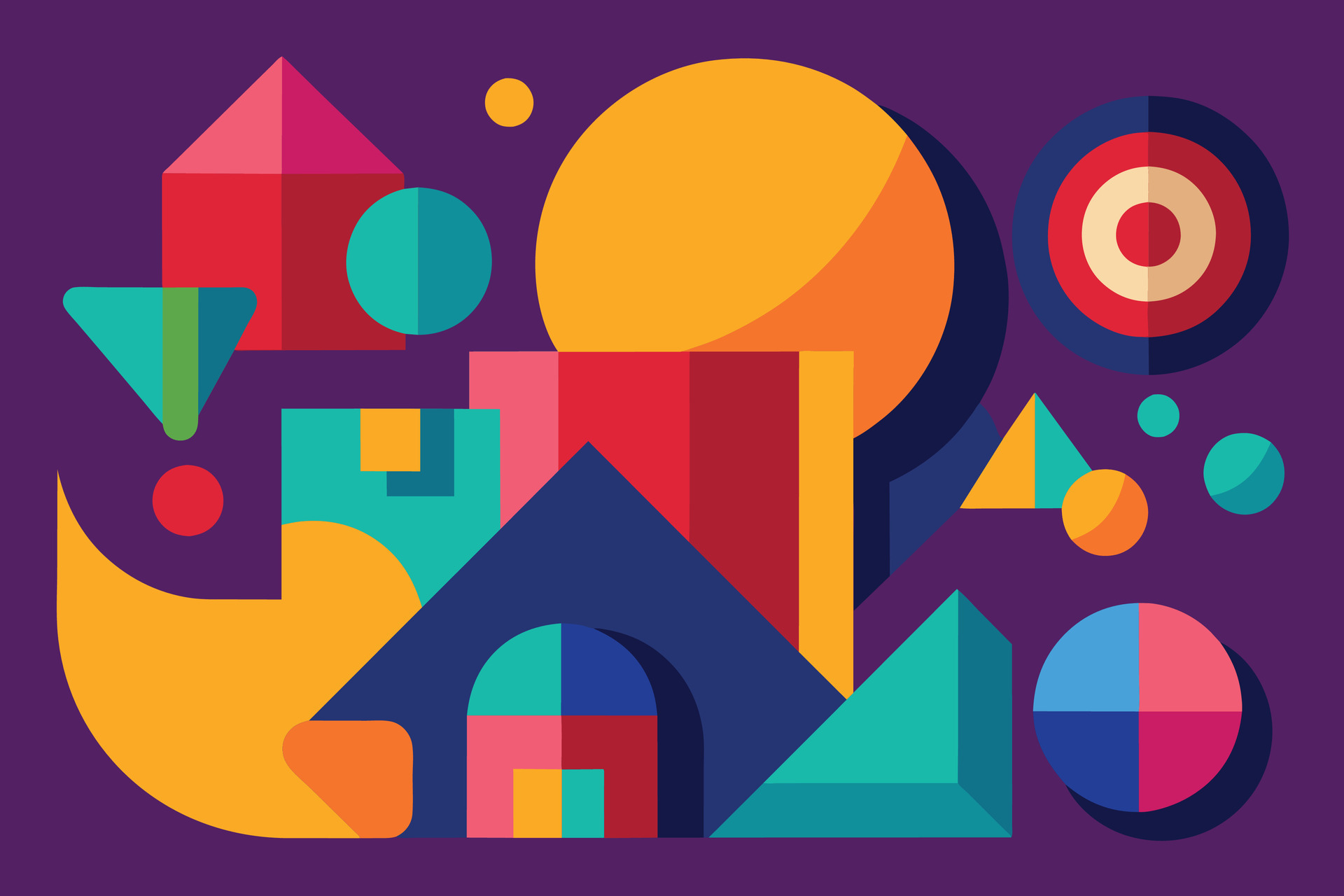 Abstract Shapes Background 41450455 Vector Art at Vecteezy