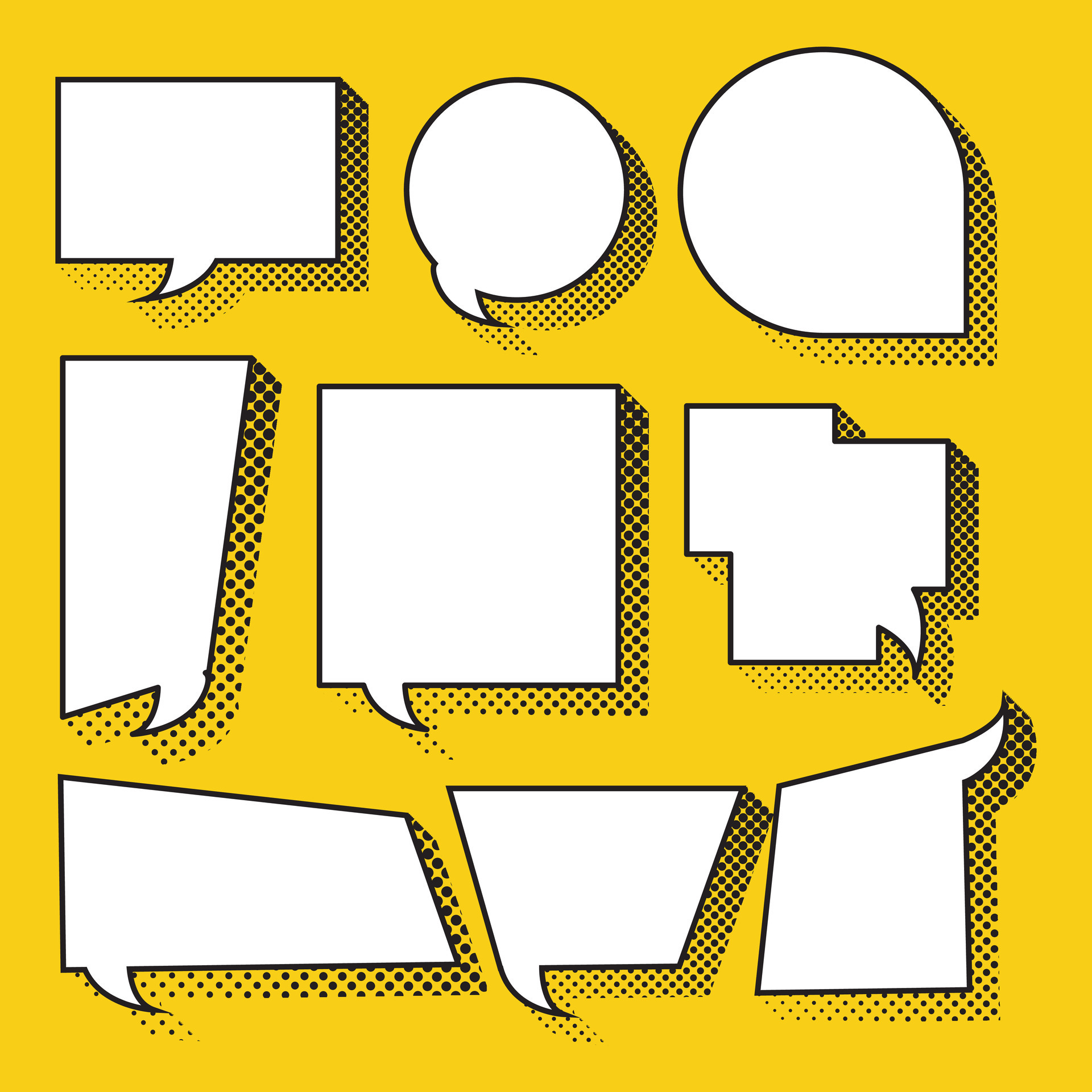Pop Art Style Speech Bubble Vector Design 41450527 Vector Art At Vecteezy