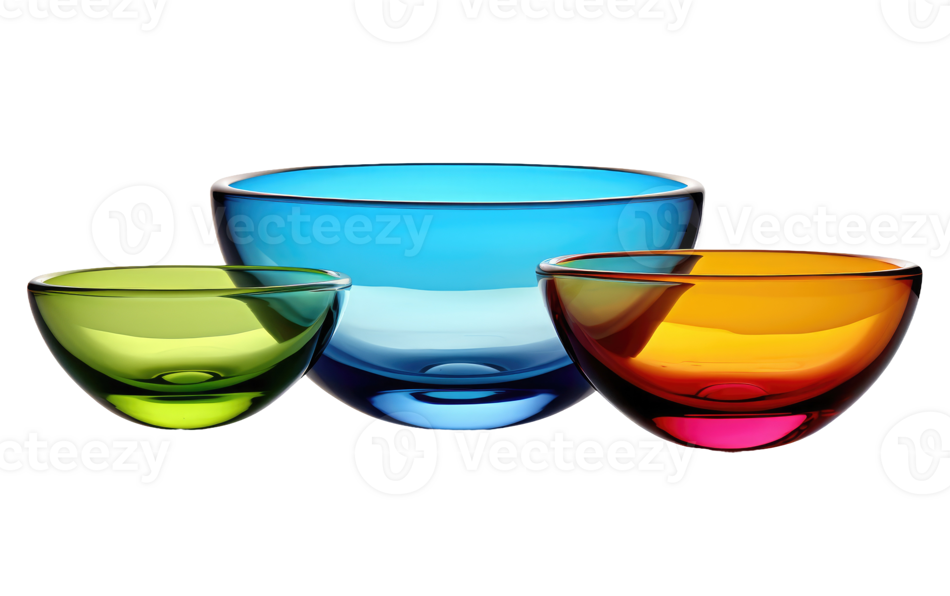 AI generated Culinary Glass Bowls On Transparent Background 41451523 PNG