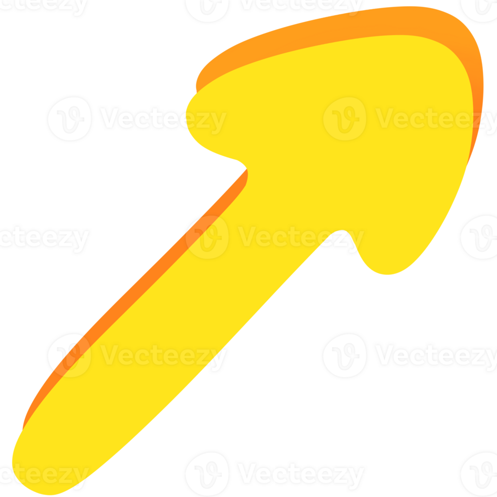 Orange yellow arrow element 41451927 PNG Orange yellow arrow element 41451927 PNG