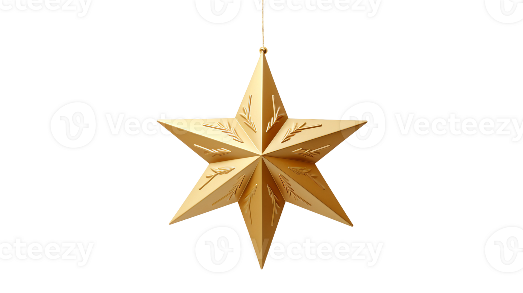 Gold Star On Transparent Background 41453138 PNG