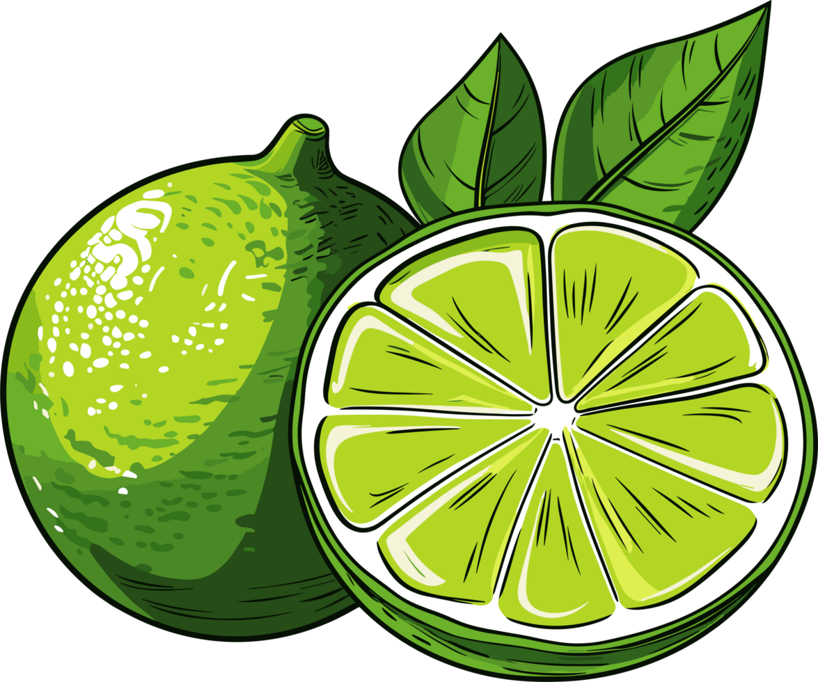 AI generated Lime clipart design illustration 41454118 PNG
