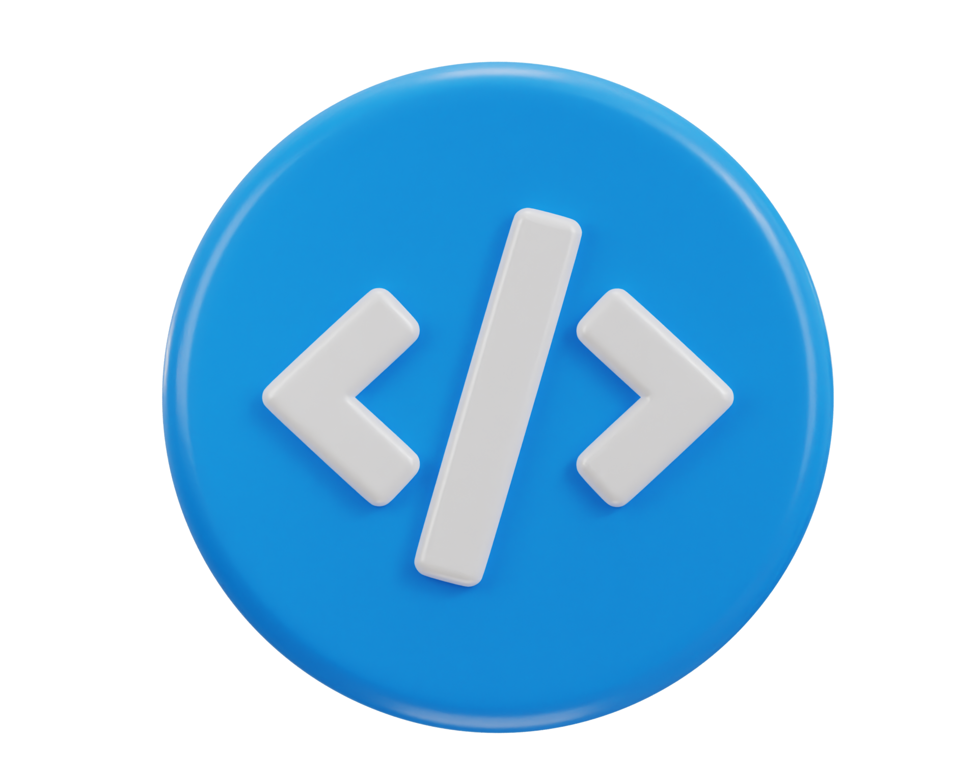 3d programming code icon on rounded button illustration 41463805 PNG