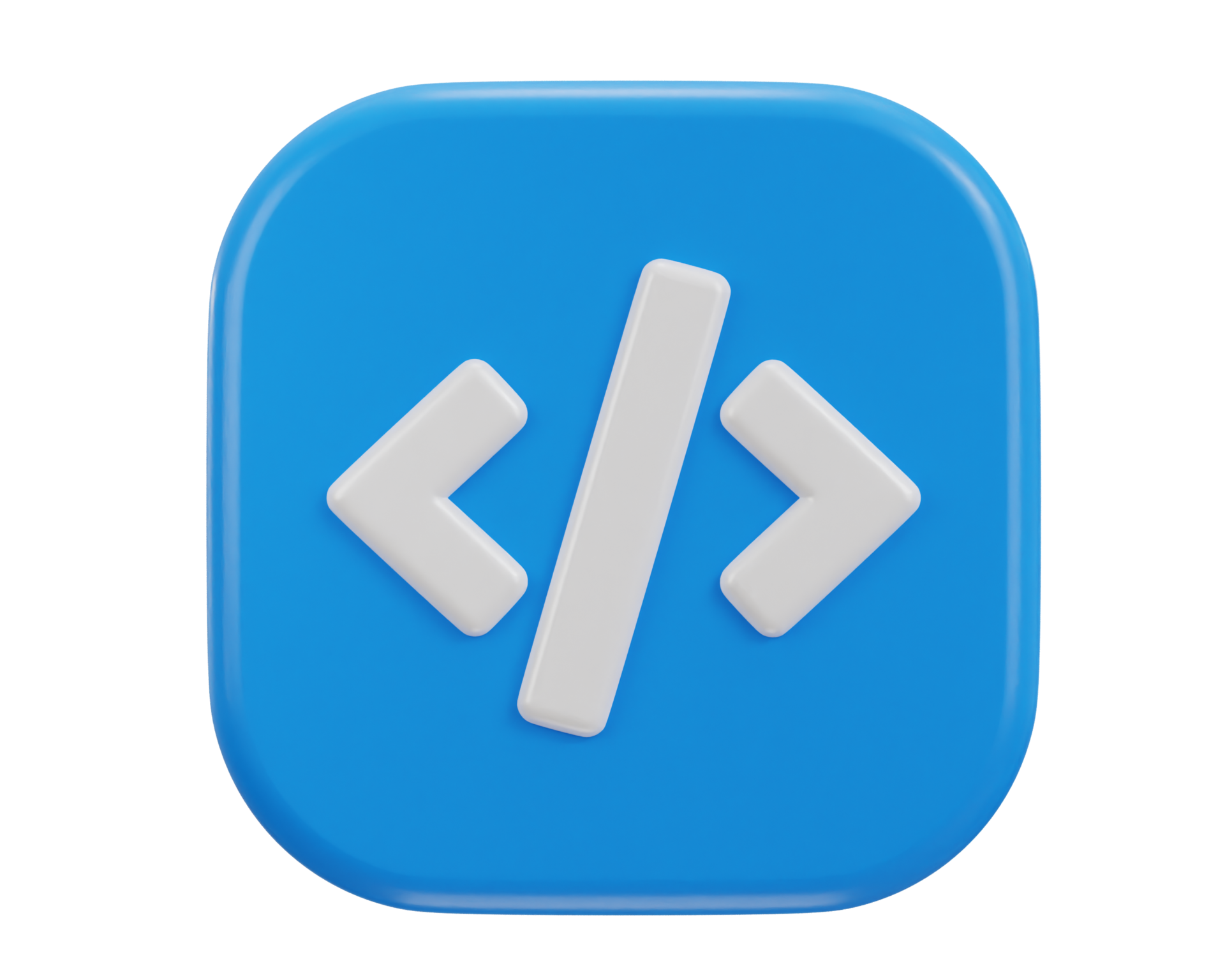 code icon 3d rendering symbol of web development 41463806 PNG