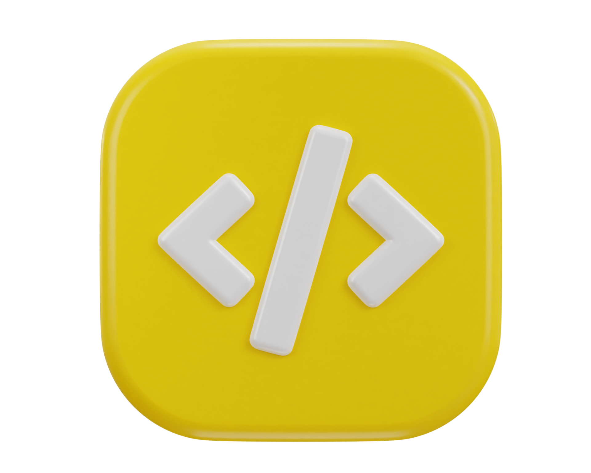 Code Icon 3d Rendering Symbol Of Web Development 41463807 Png