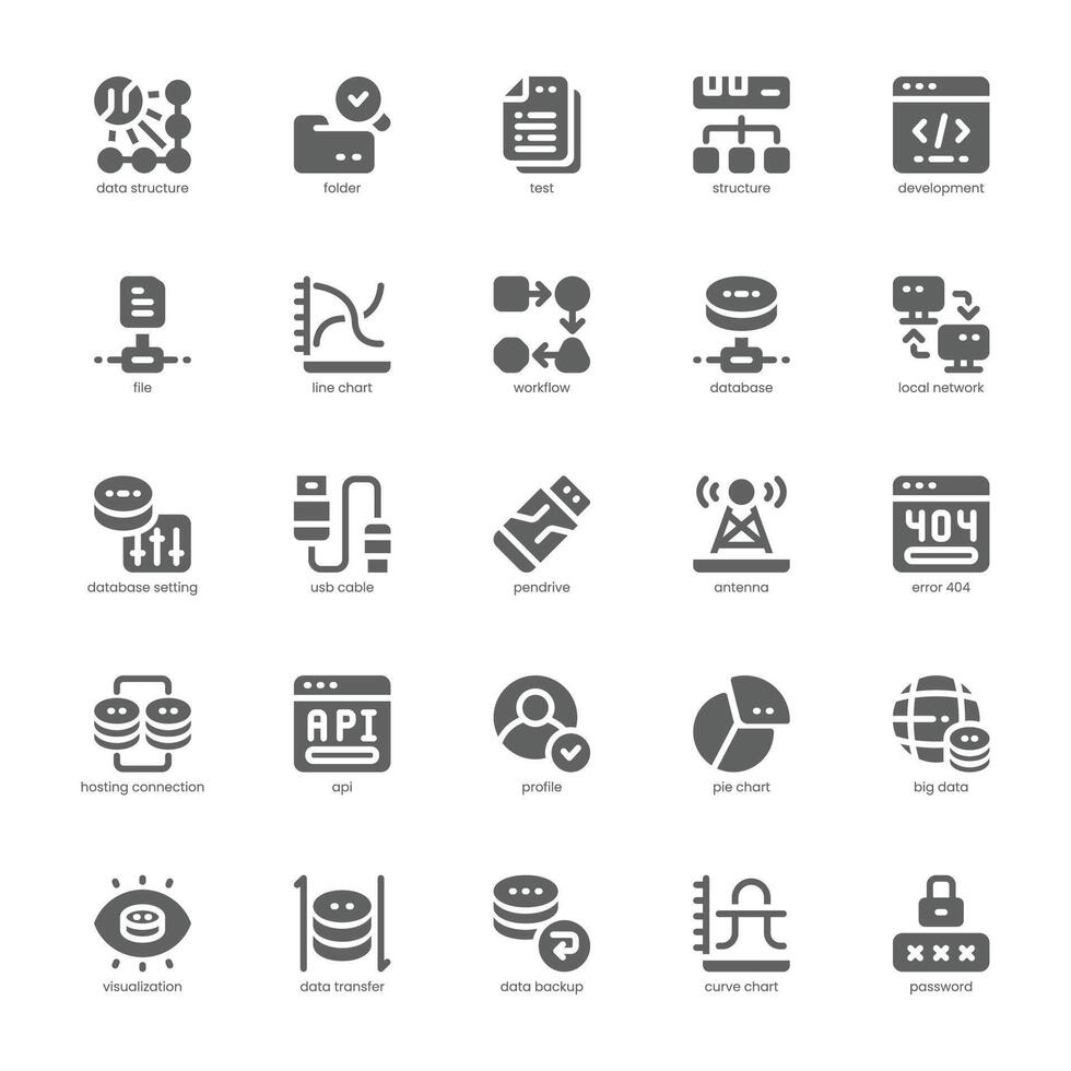 Data Science icon pack for your website, mobile, presentation, and logo ...