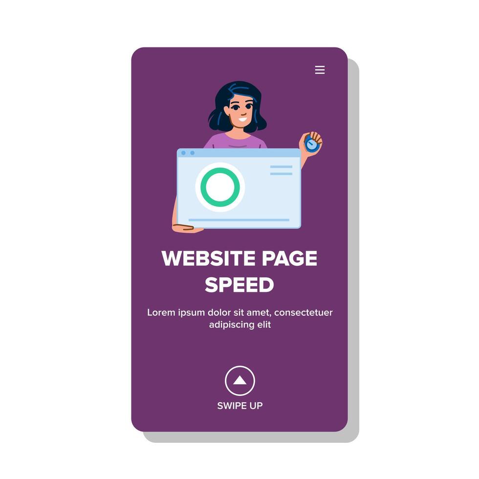 optimize website page speed vector 41498730 Vector Art at Vecteezy