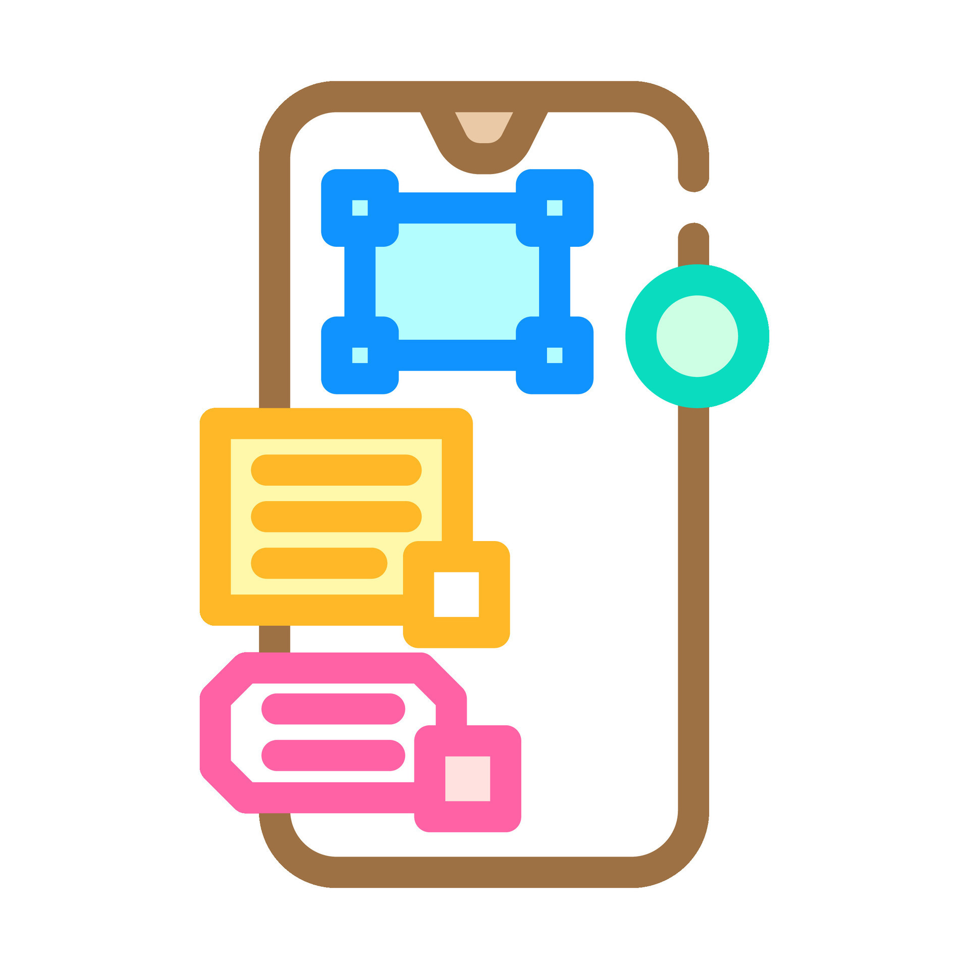 Interaction Design Ux Ui Color Icon Vector Illustration 41500594 Vector Art At Vecteezy