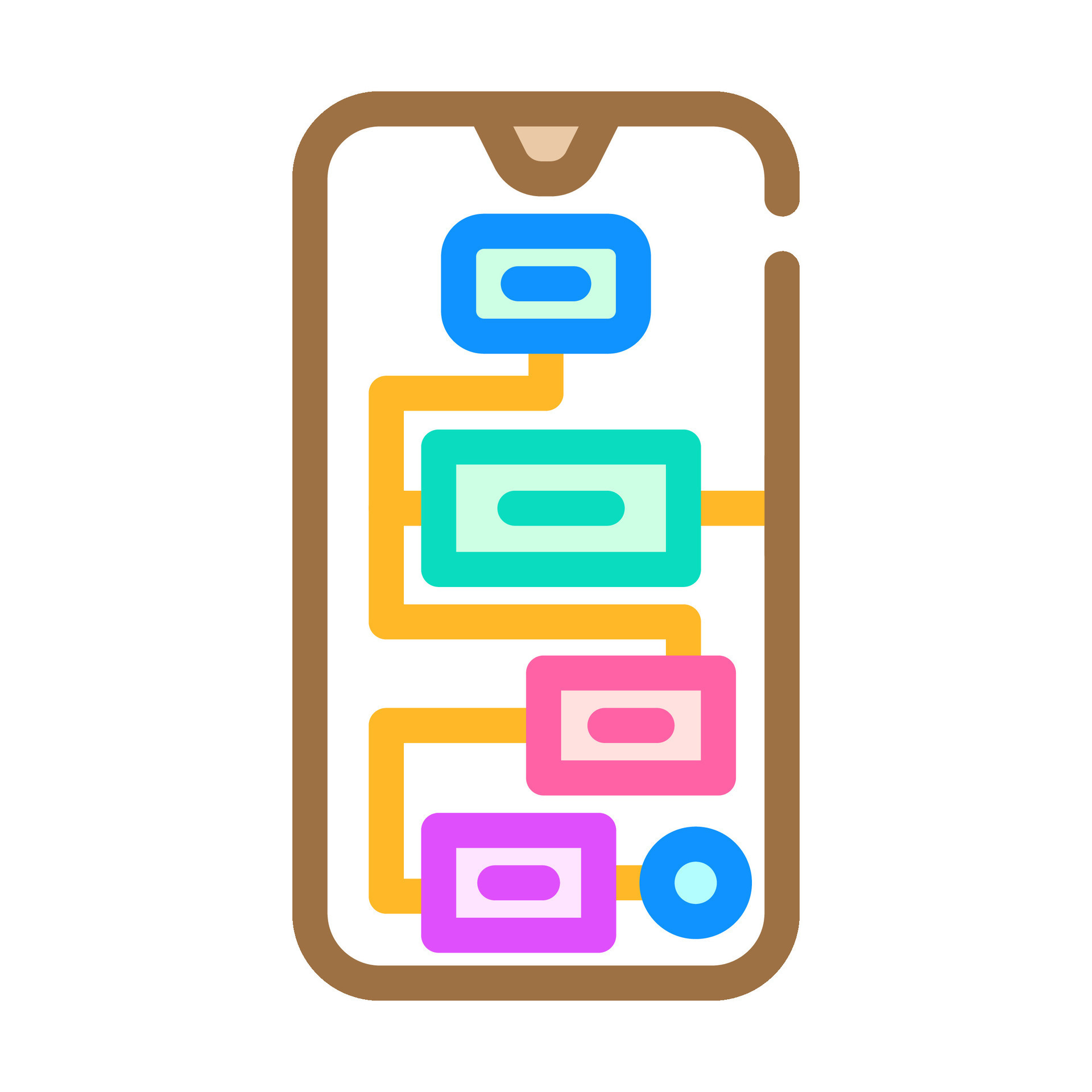 user flow ux ui design color icon vector illustration 41500599 Vector ... user flow ux ui design color icon vector illustration 41500599 Vector ...