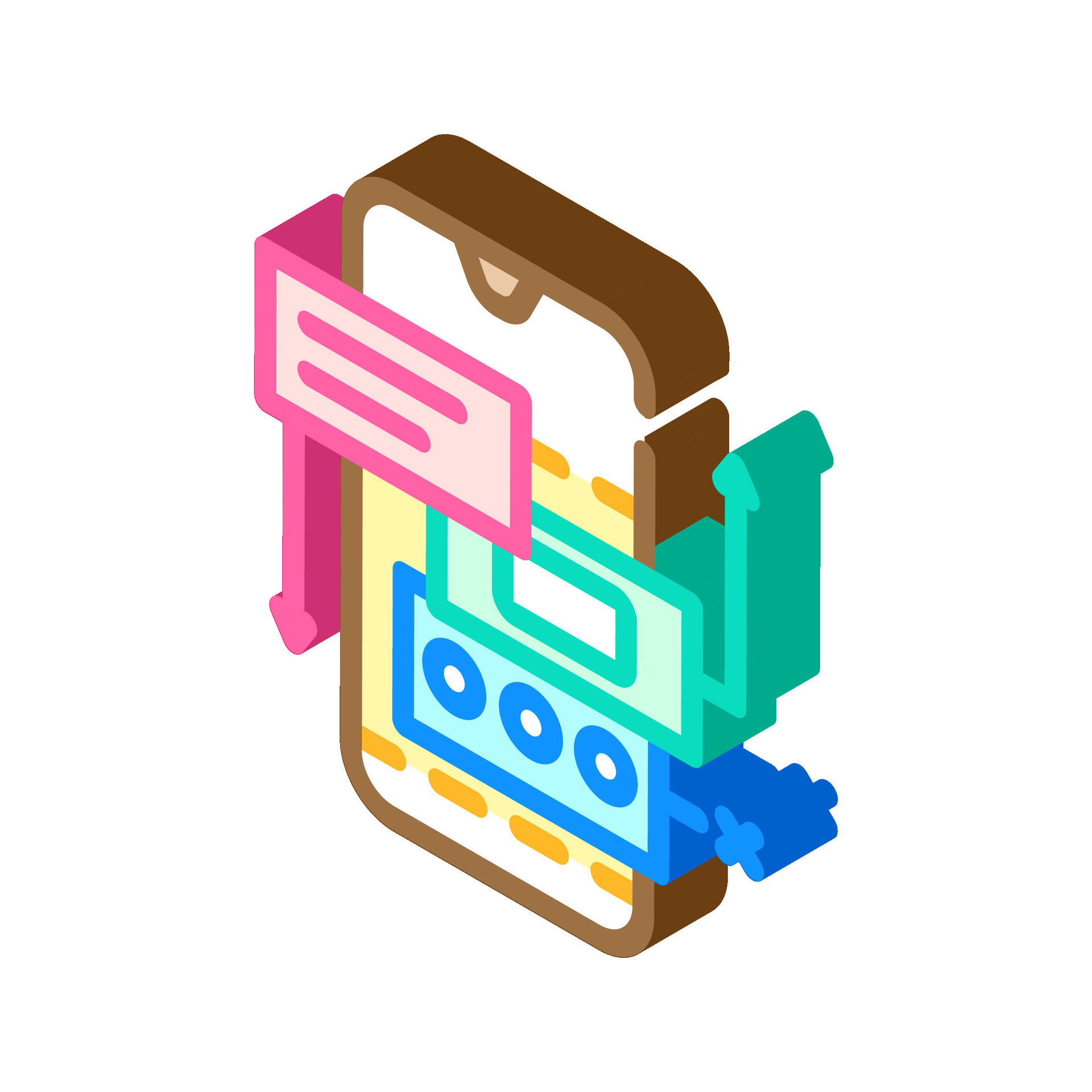 hierarchy ux ui design isometric icon vector illustration 41500653 ...