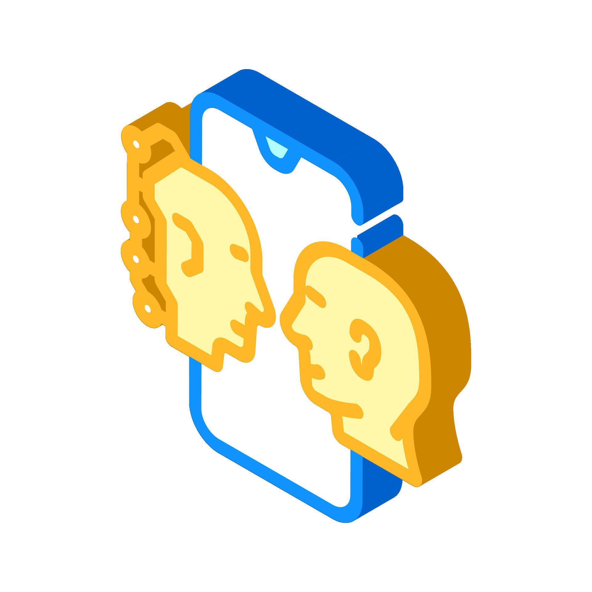 Human Computer Interaction Hci Isometric Icon Vector Illustration 41500715 Vector Art At Vecteezy