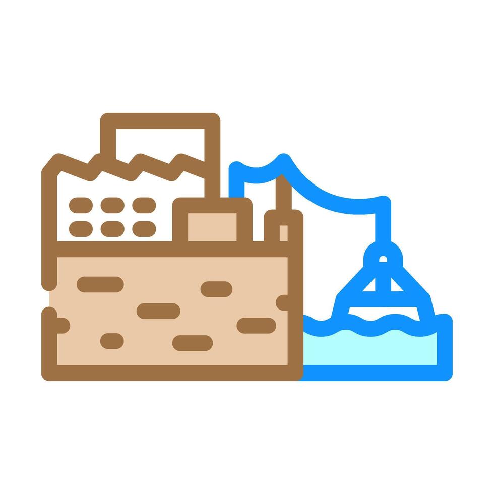 coastal power tidal power color icon vector illustration 41500796 ... coastal power tidal power color icon vector illustration 41500796 ...