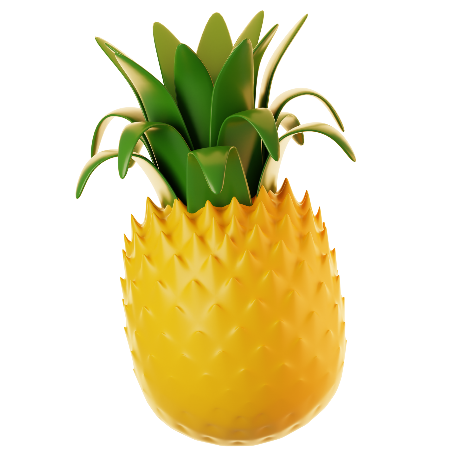 Fresh Pineapple Fruit Icon On 3d Rendering 3d Illustration Of Fruit Icon 41503508 Png