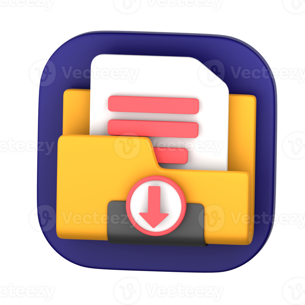 Download Folder 3D Illustration for uiux, web, app, presentation, etc ... Download Folder 3D Illustration for uiux, web, app, presentation, etc ...
