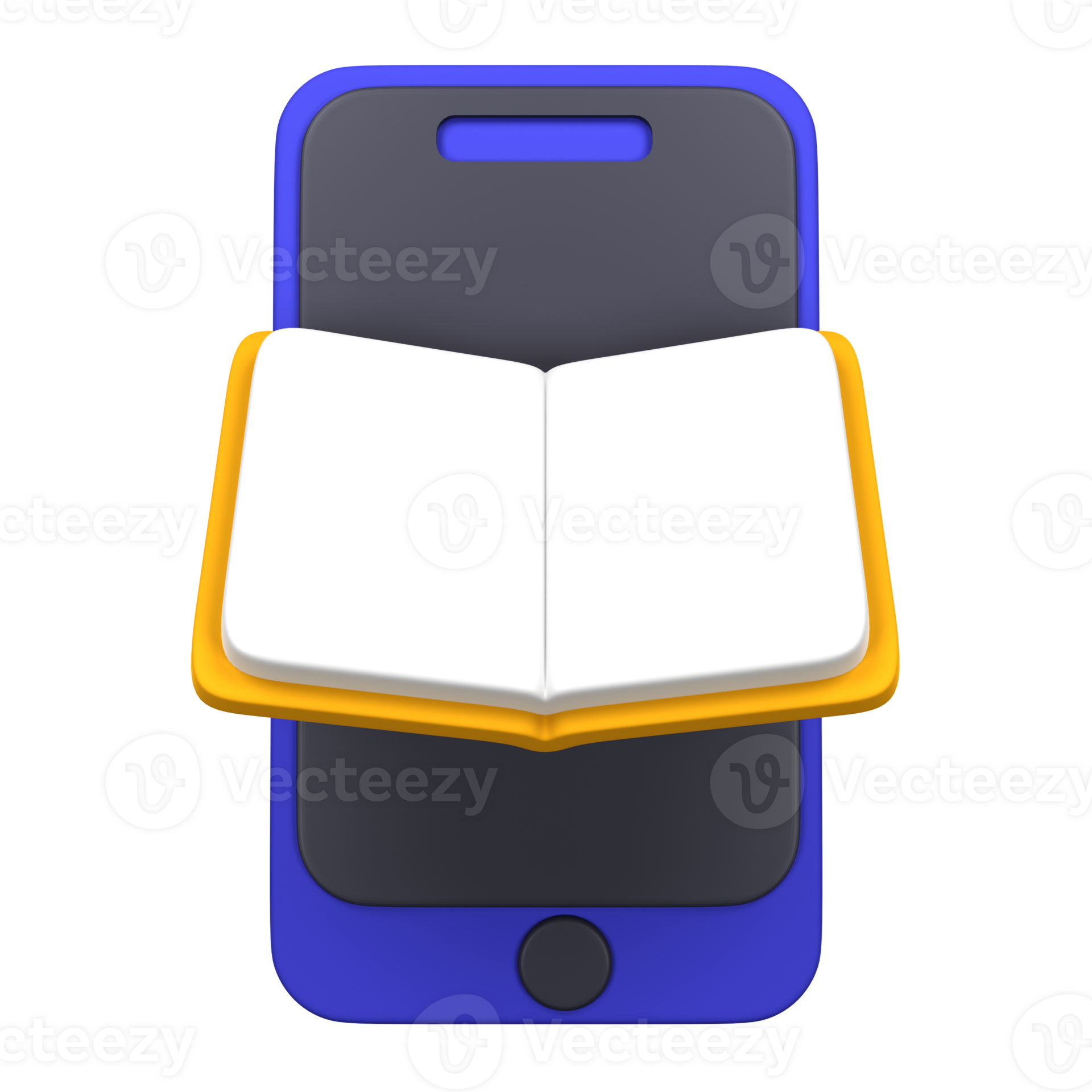 Digital Library 3D Illustration for uiux, web, app, presentation, etc ... Digital Library 3D Illustration for uiux, web, app, presentation, etc ...