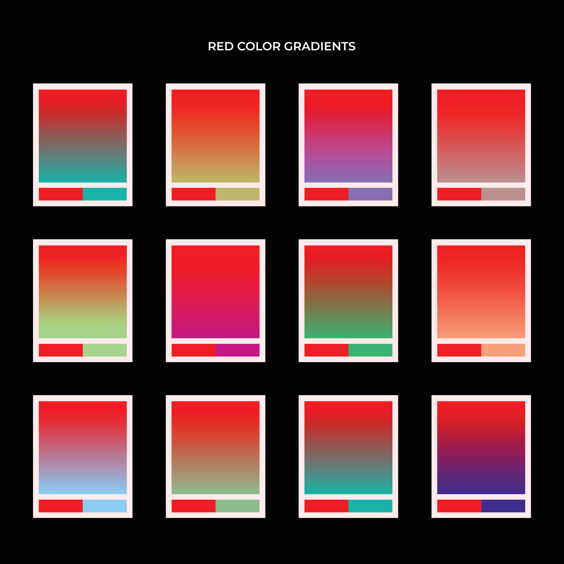 Vector an abstract modern collection of red gradients 41638382 Vector Art at Vecteezy