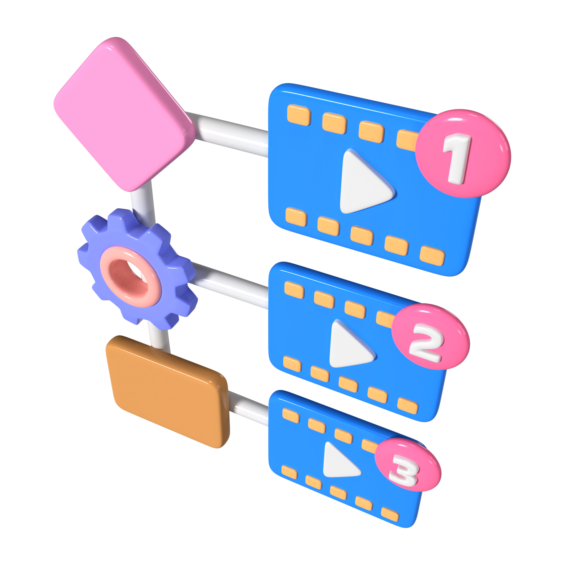 Algorithm Icon 3D Illustration Icon 41638962 PNG