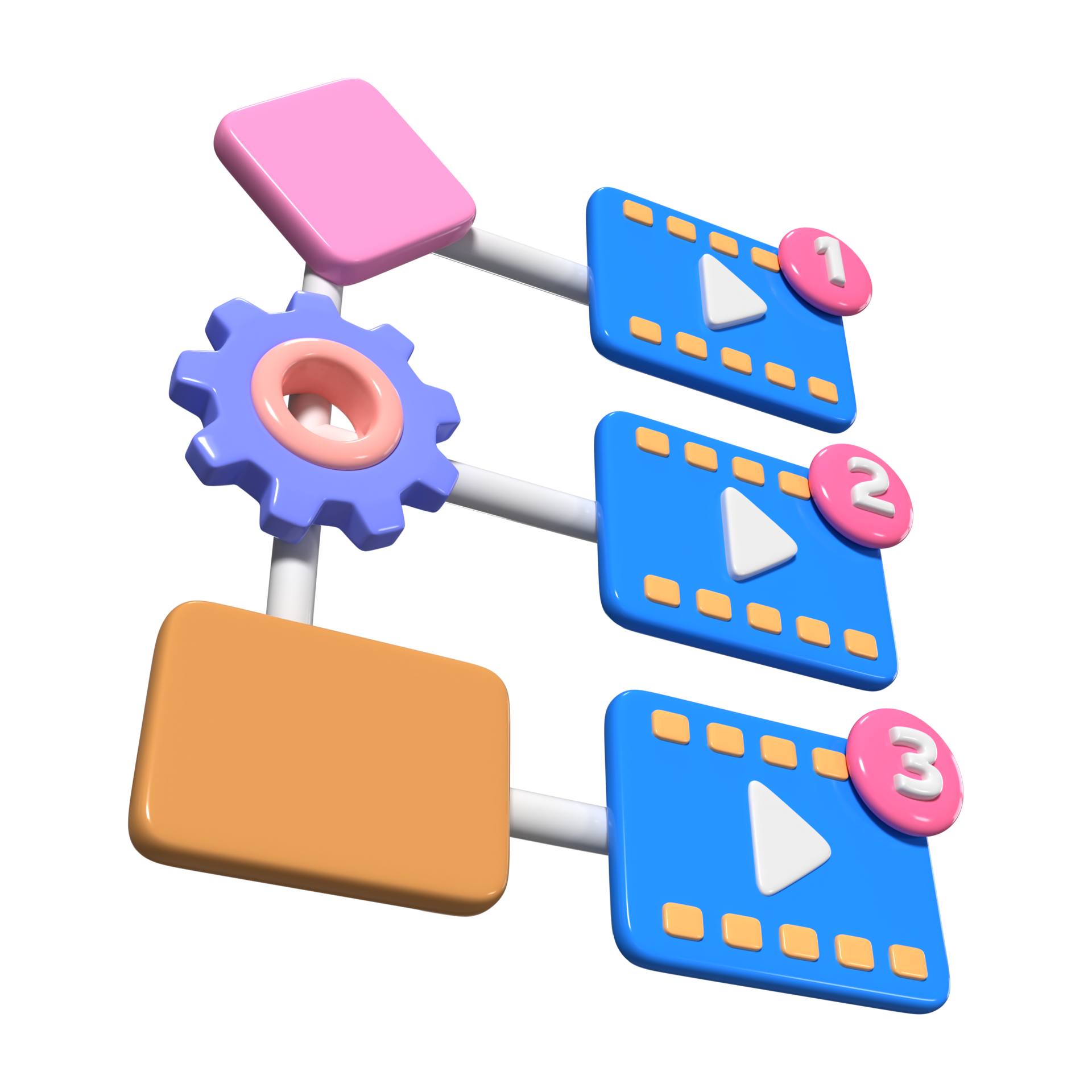 Algorithm Icon 3D Illustration Icon 41638964 PNG