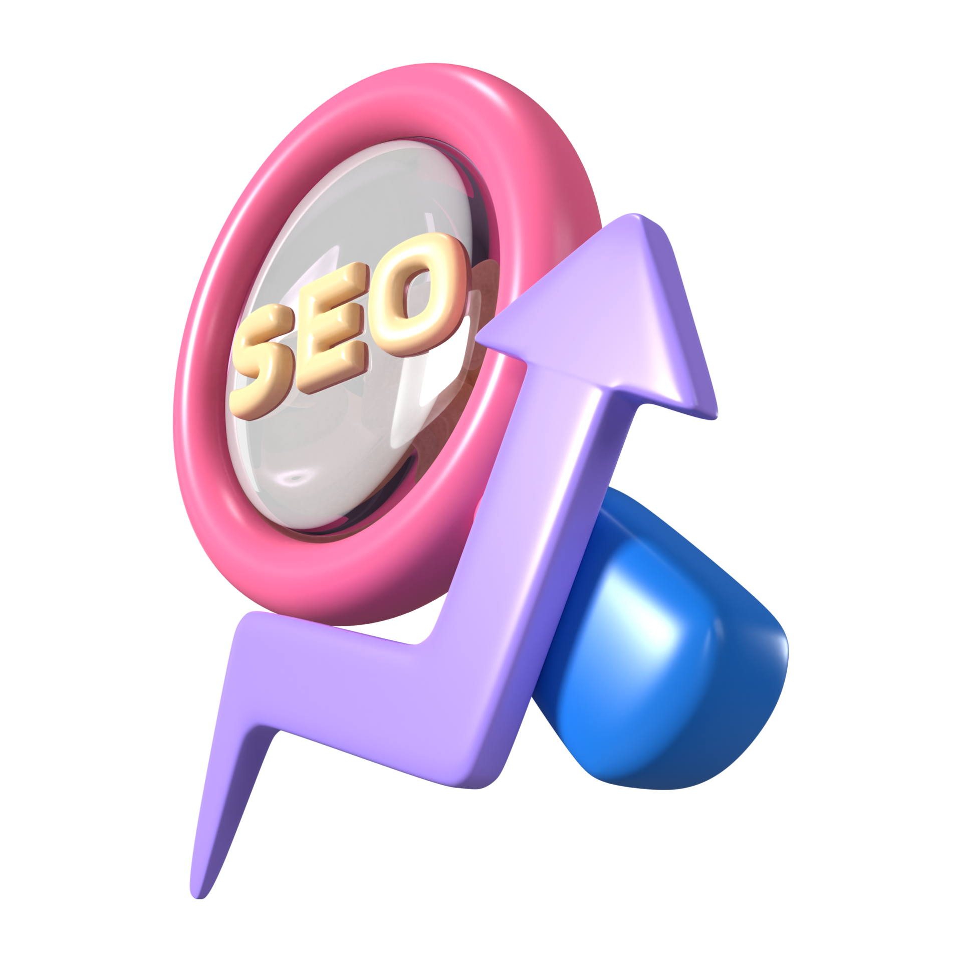 SEO 3D Illustration Icon 41639015 PNG