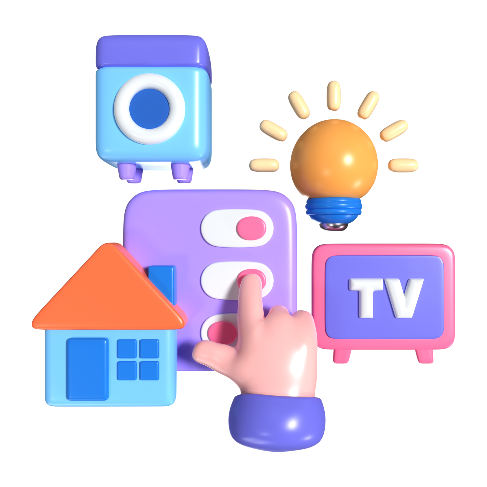 IOT 3D Illustration Icon 41639058 PNG IOT 3D Illustration Icon 41639058 PNG