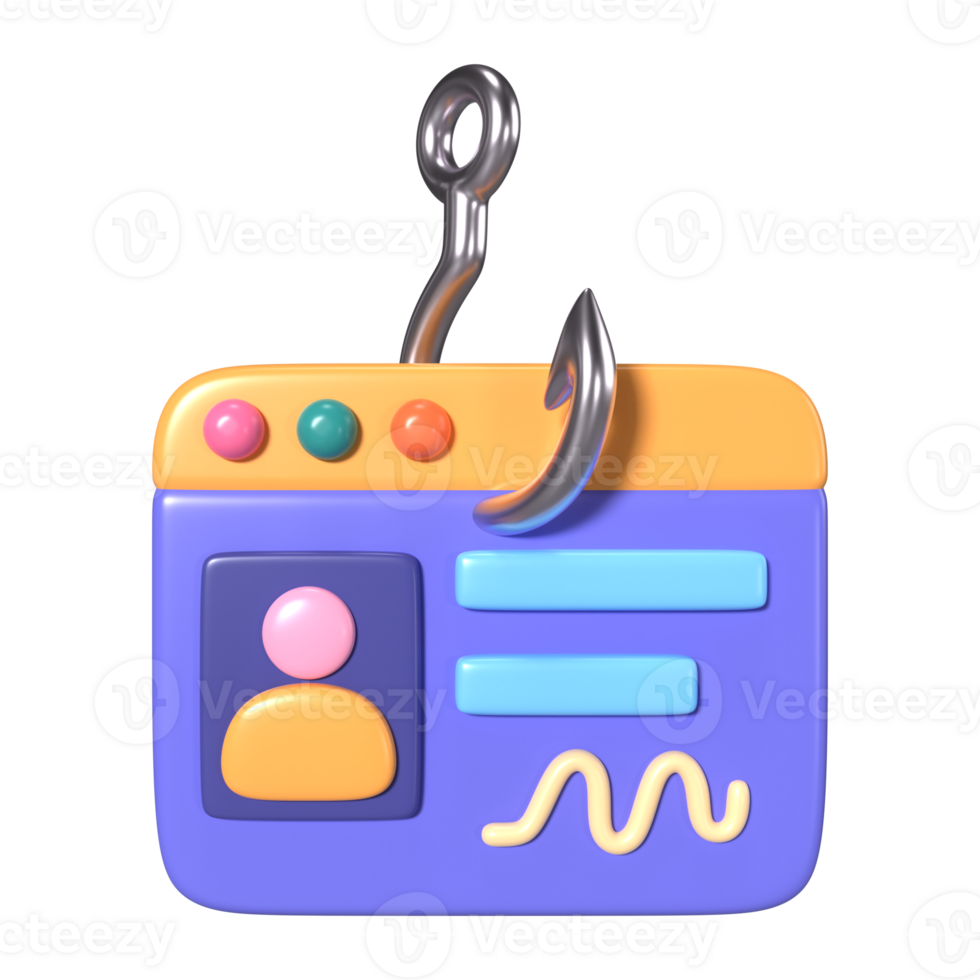 Phishing 3D Illustration Icon 41639066 PNG Phishing 3D Illustration Icon 41639066 PNG