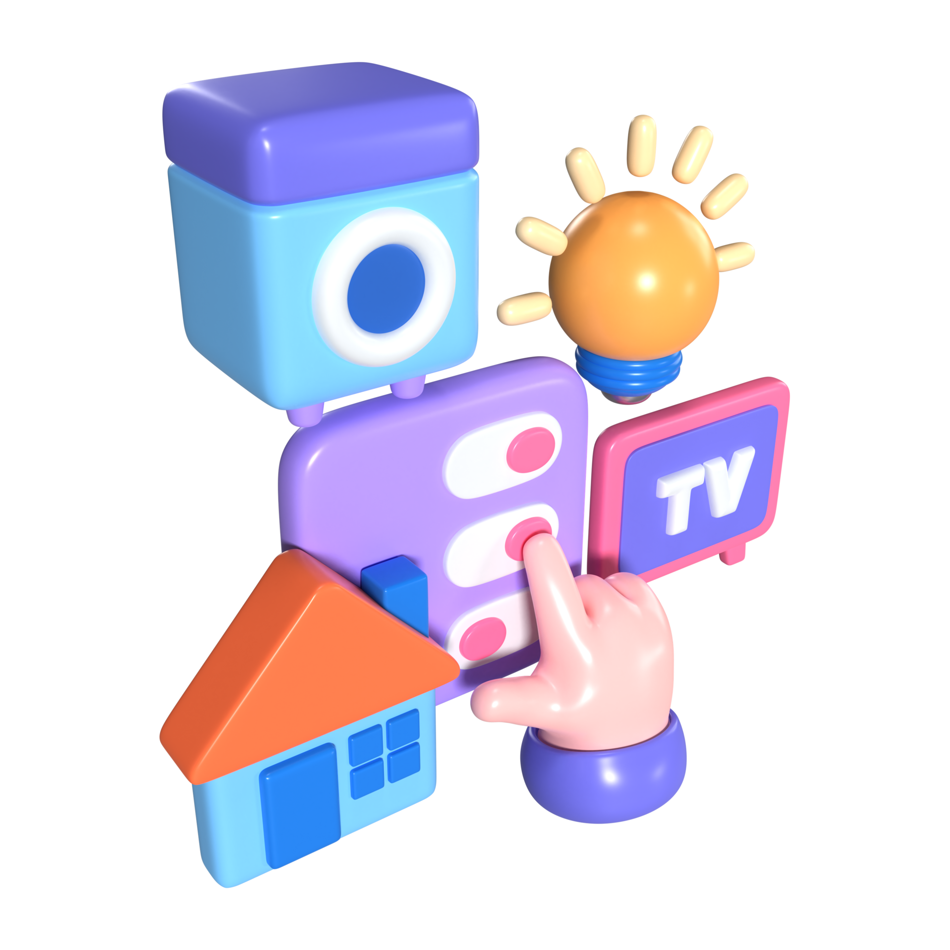 IOT 3D Illustration Icon 41639078 PNG IOT 3D Illustration Icon 41639078 PNG
