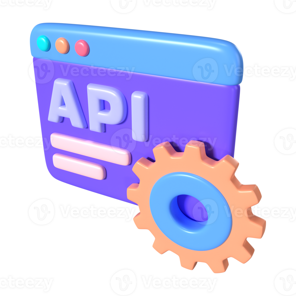 API 3D Illustration Icon 41639081 PNG