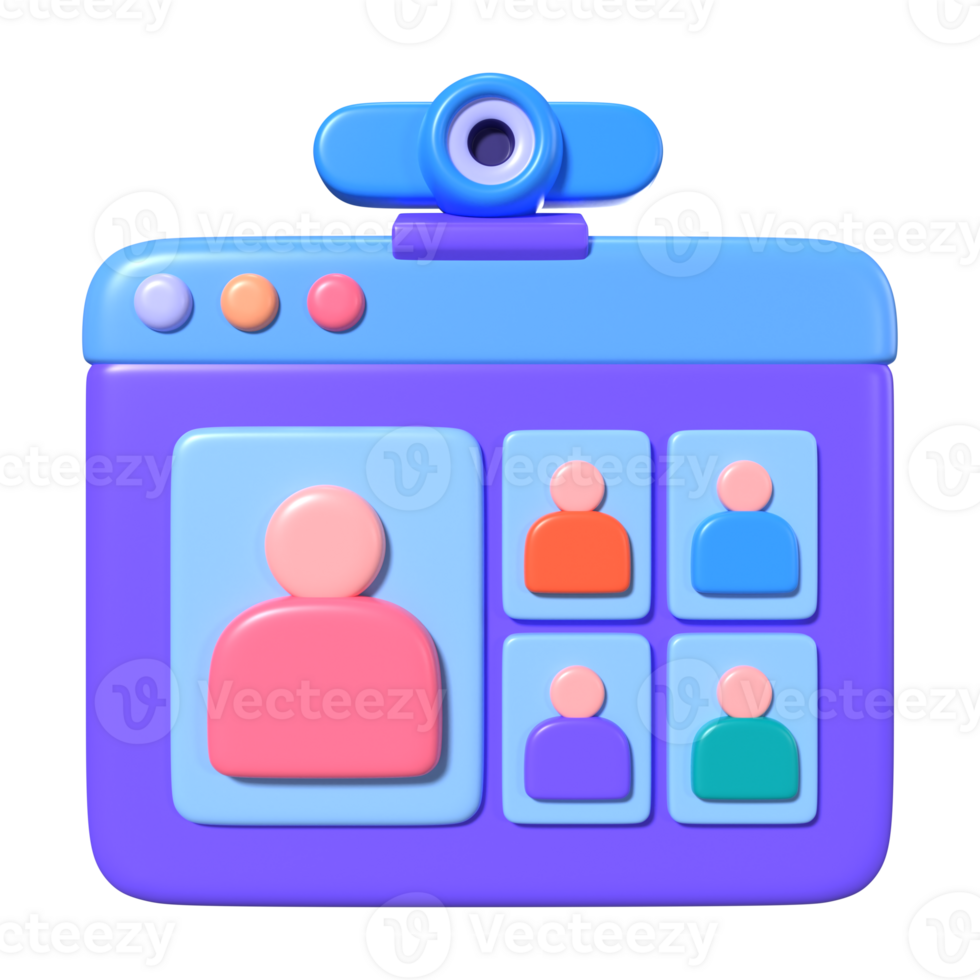 Webinar 3D Illustration Icon 41639090 PNG