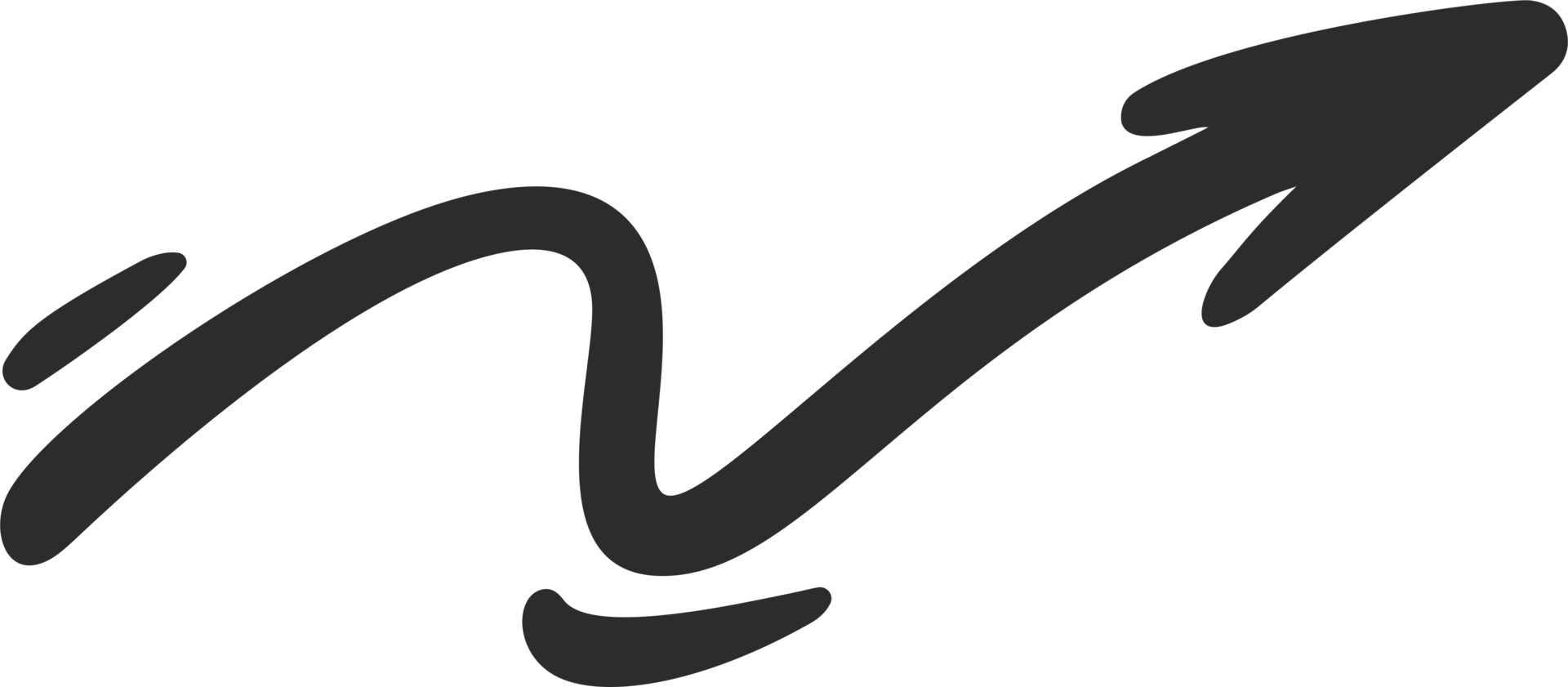 Doodle Arrow Hand Drown Lines And Curve Scribbles Sketch Of Abstract Pointer In Different