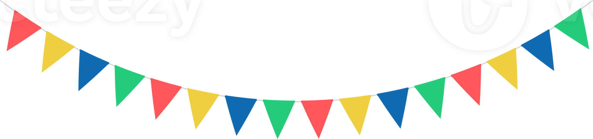 Triangular swag flags, decorative colorful party pennants for birthday ...