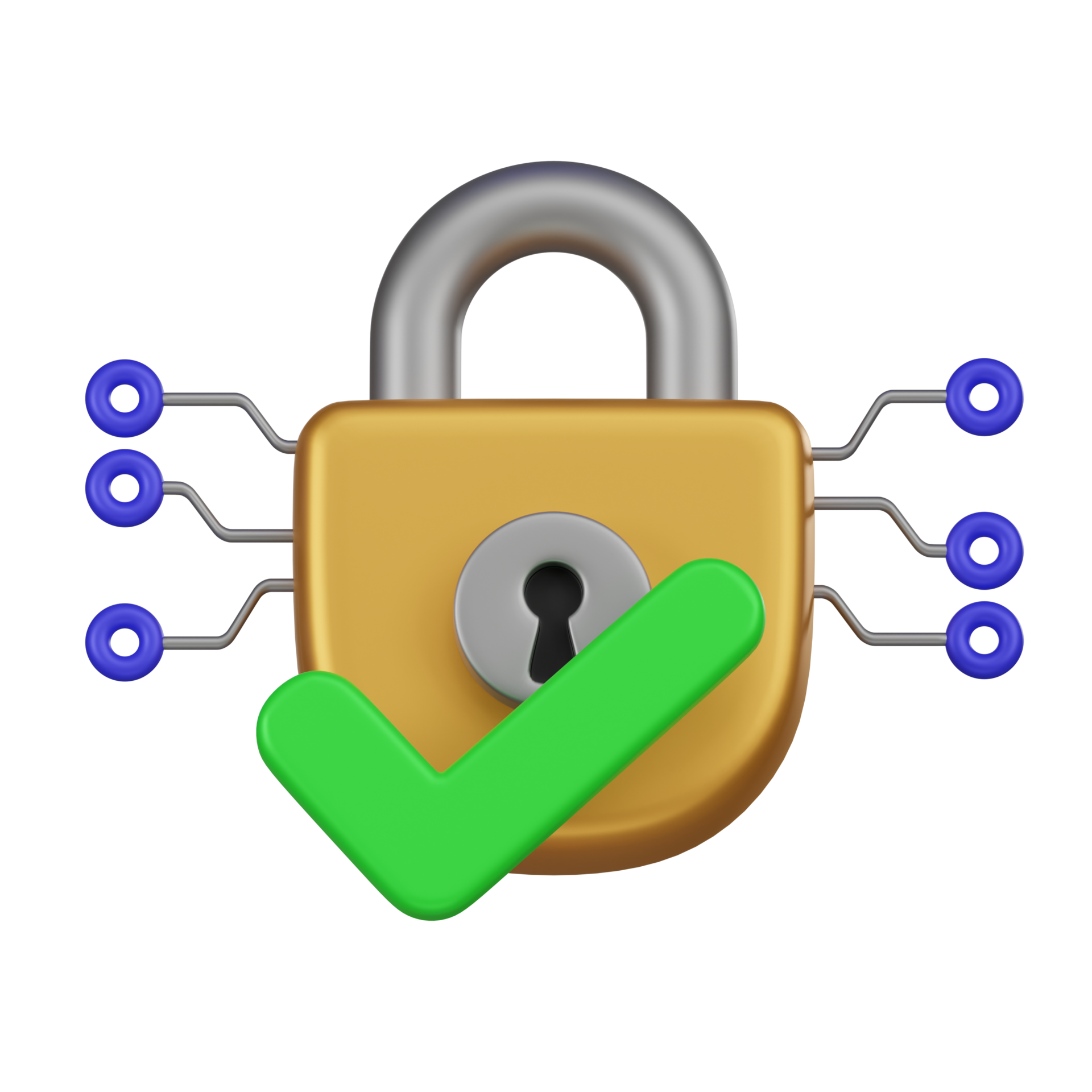 Cryptocurrency Encryption Security Check Concept 3d Icon 41643981 Png