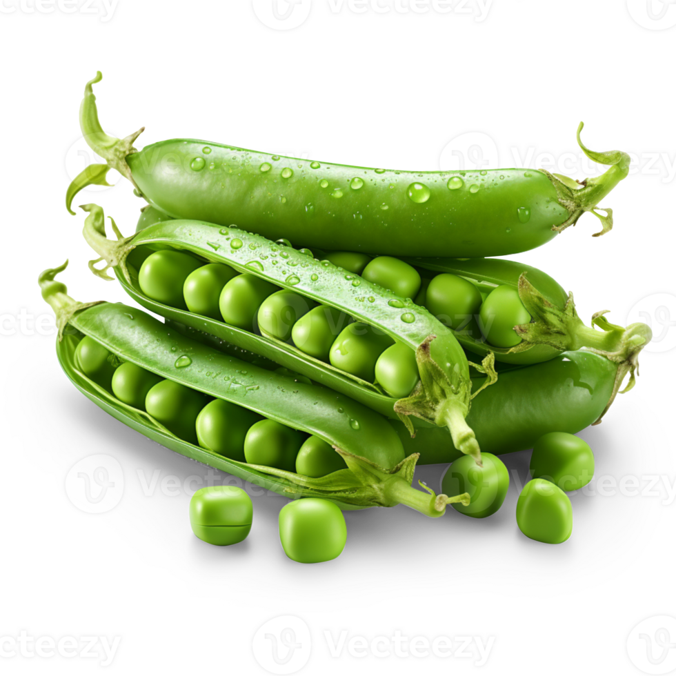 AI generated Green peas isolated on transparent background 41644476 PNG