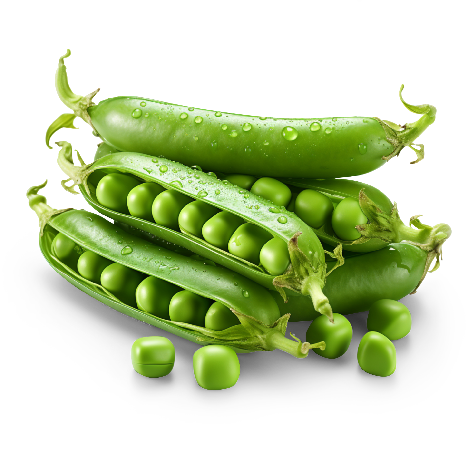 AI generated Green peas isolated on transparent background 41644476 PNG