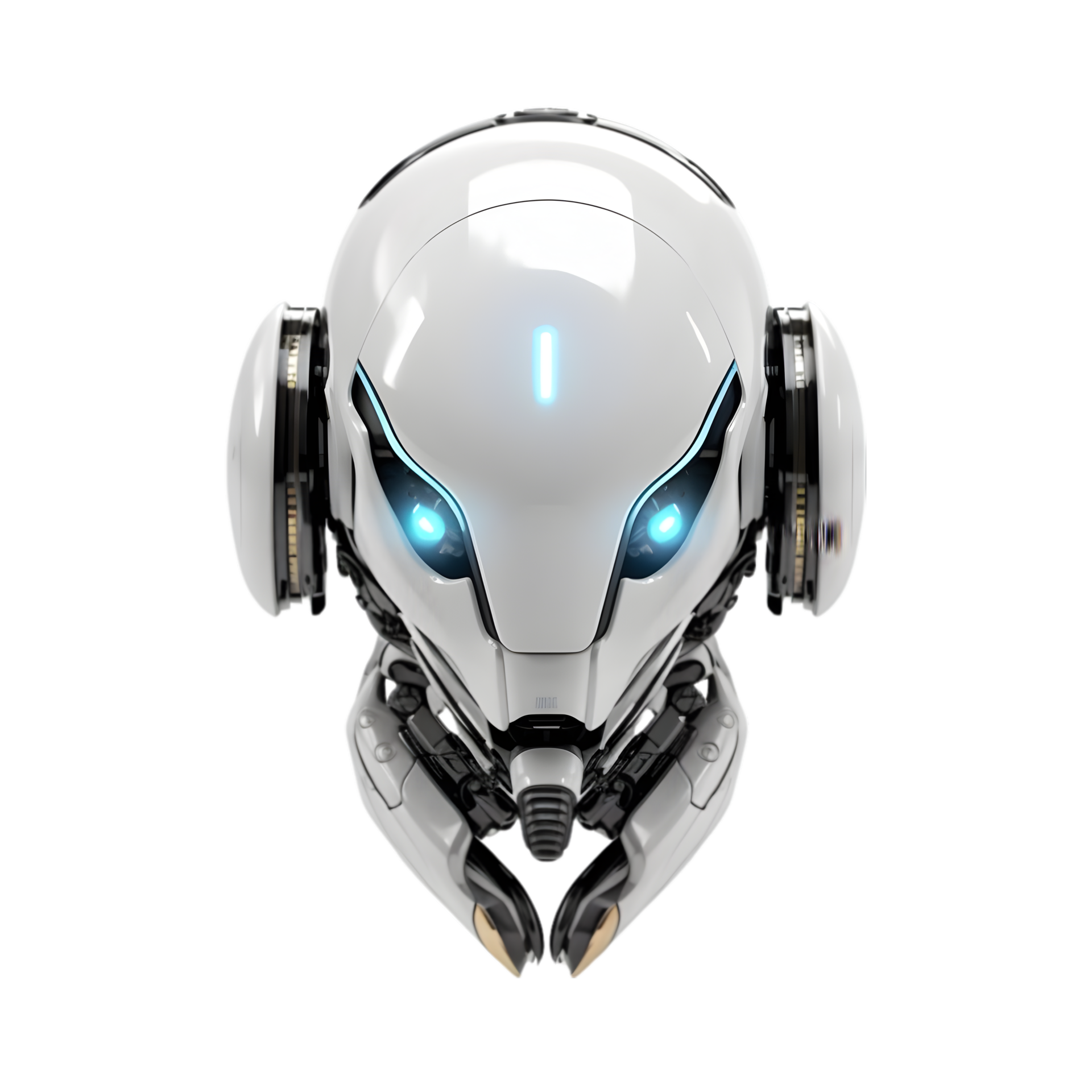 AI generated Robotic head on transparent background PNG image 41645422 PNG