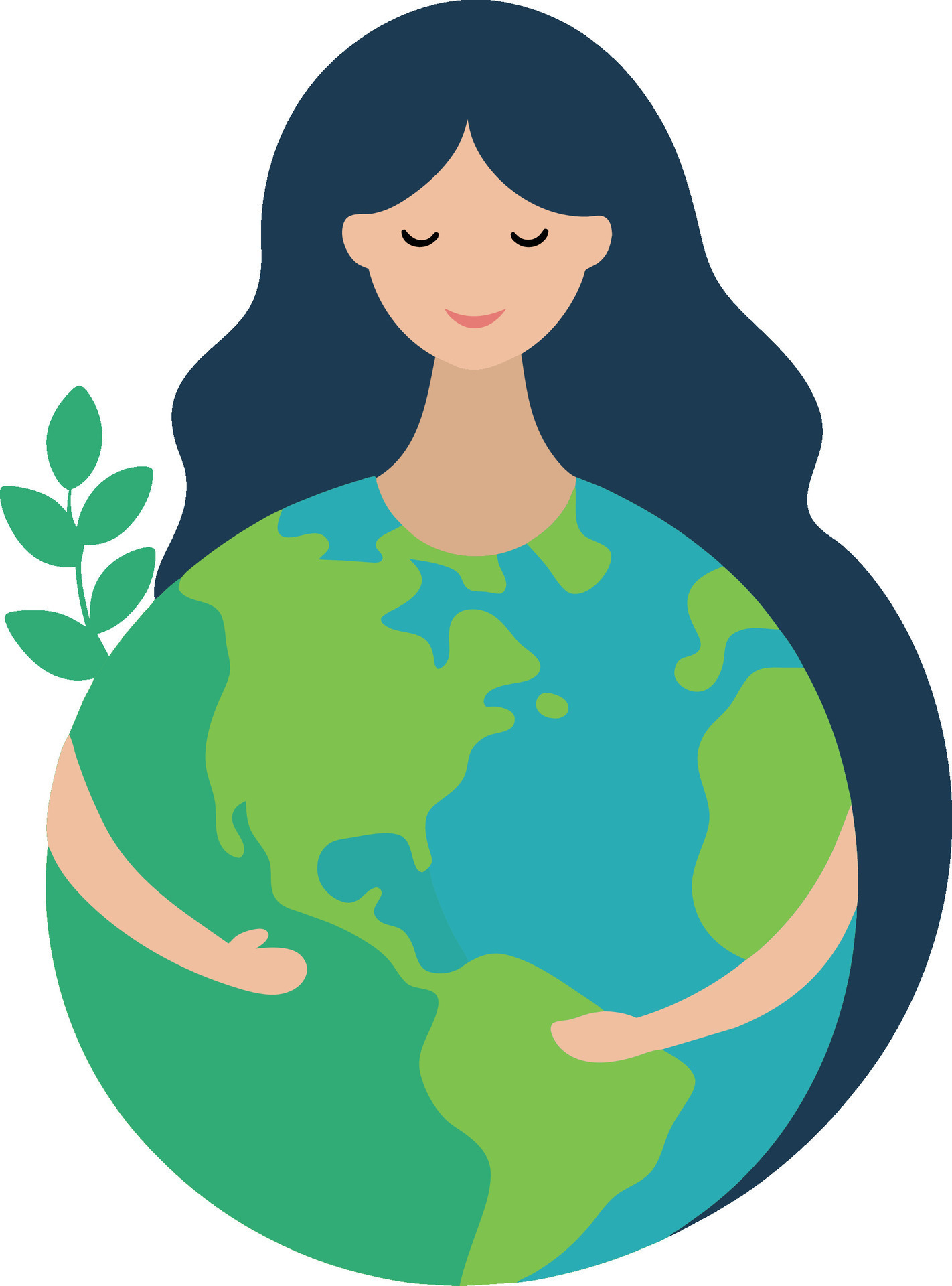 Hand Drawn Mother Earth Day Illustration 41645502 Vector Art At Vecteezy