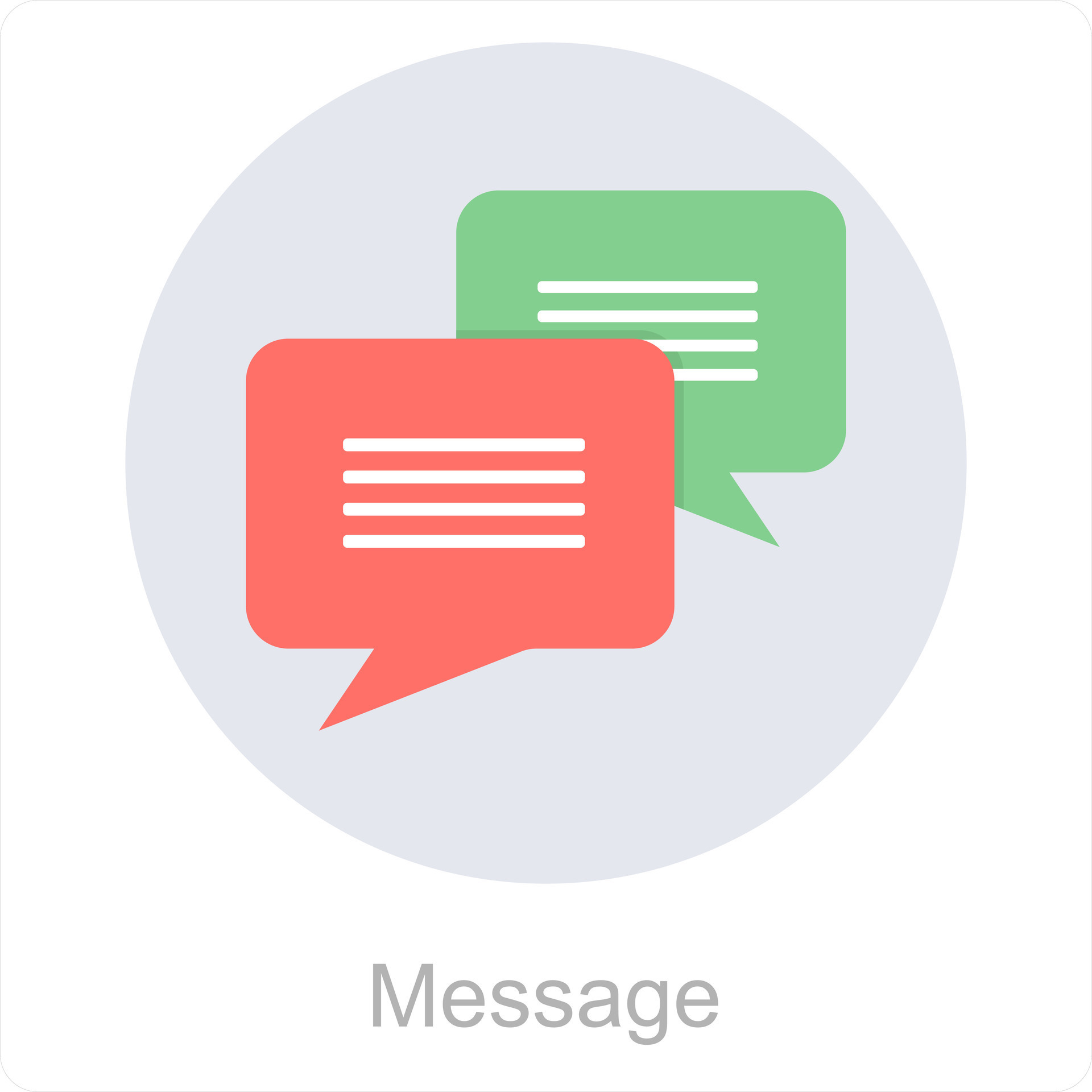 Message and communication cicon concept 41647958 Vector Art at Vecteezy