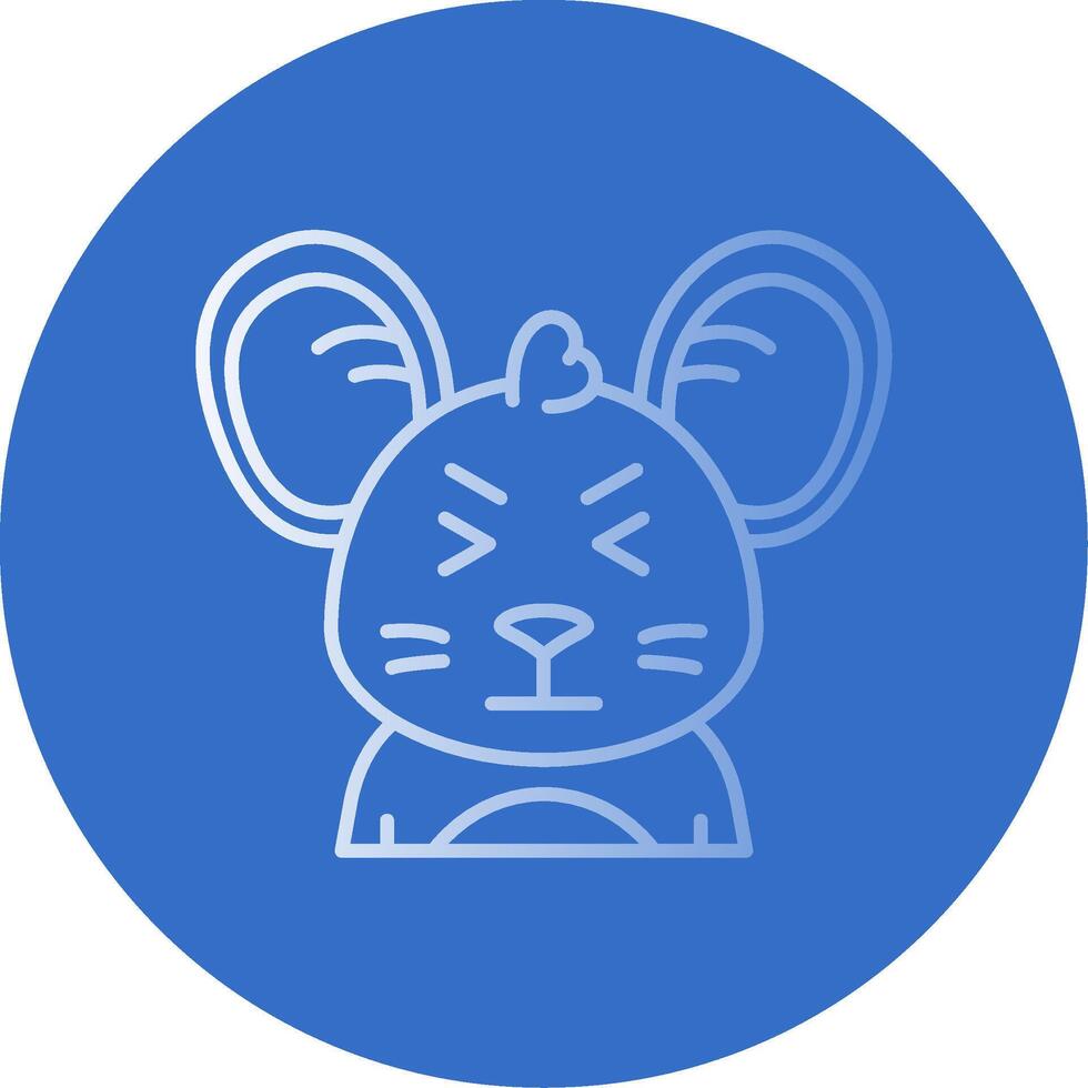 Angry Gradient Line Circle Icon 41649003 Vector Art At Vecteezy