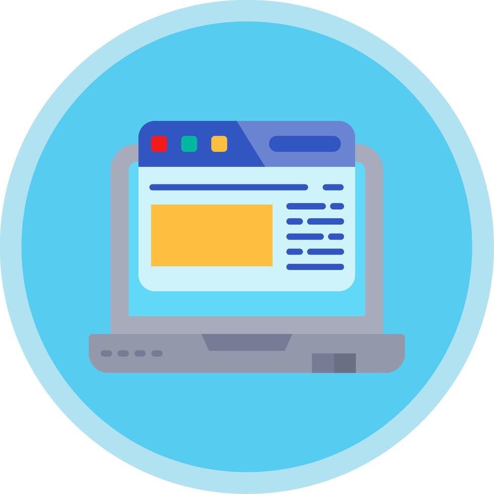 Browser Flat Multi Circle Icon 41649471 Vector Art at Vecteezy