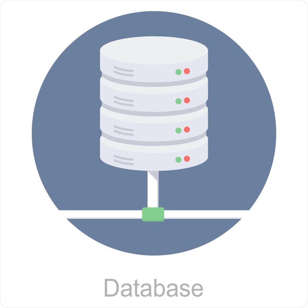 Database and server icon concept 41652749 Vector Art at Vecteezy